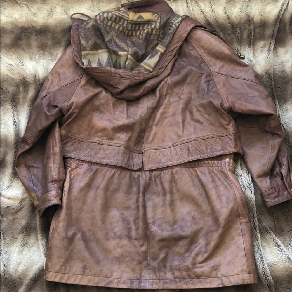 Vintage Adventure Bound Leather Jacket - Gem